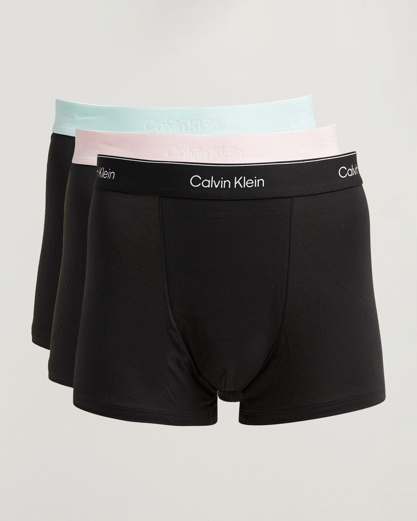 Calvin Klein 3-Pack Icon Cotton Stretch Relaxed Trunk Black at CareOfCarl.c